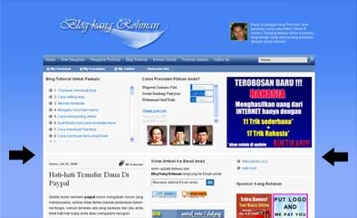 Membuat Template Terletak Ditengah - RajaNih Blog